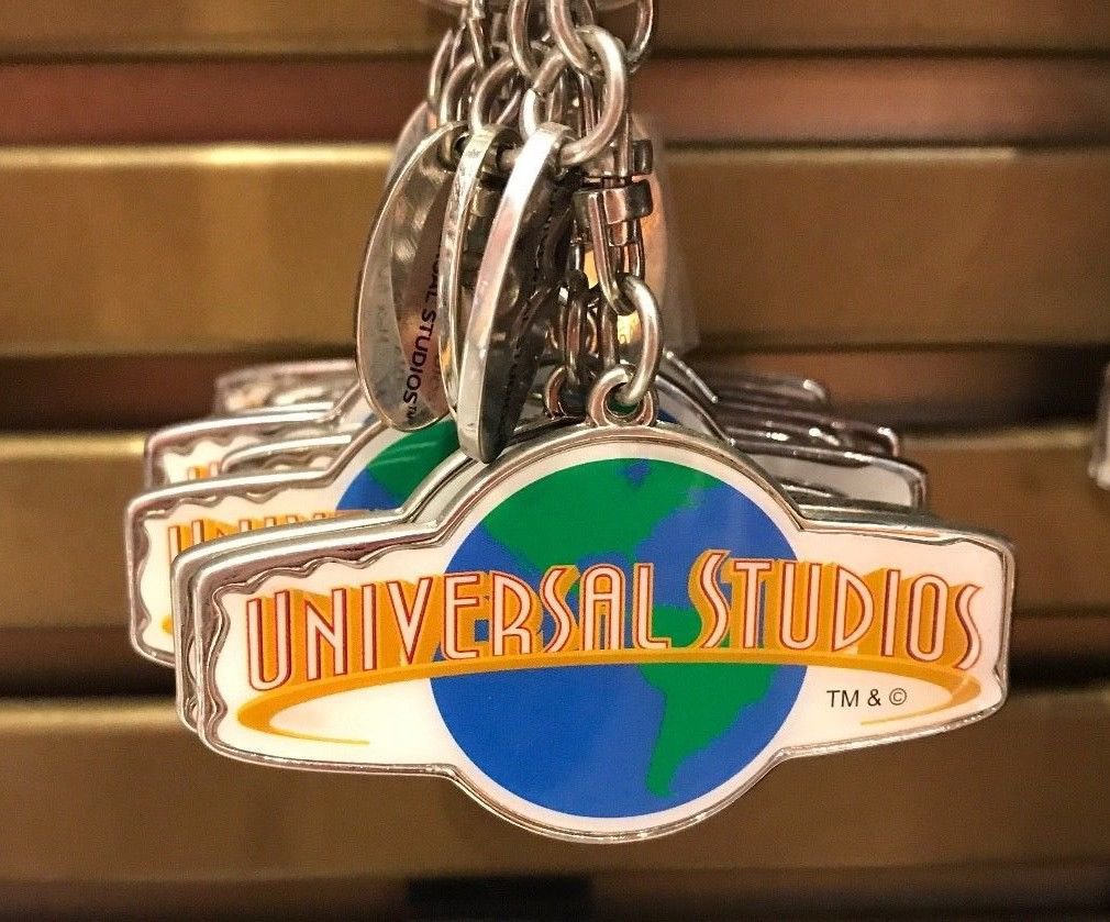 Universal Studios Exclusive Acrylic / Metal Globe Keychain New