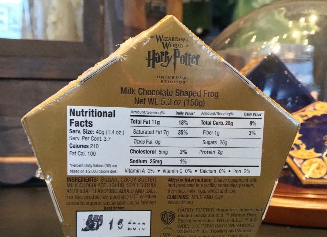Universal Studios Wizarding World of Harry Potter Milk Chocolate Shaped ...