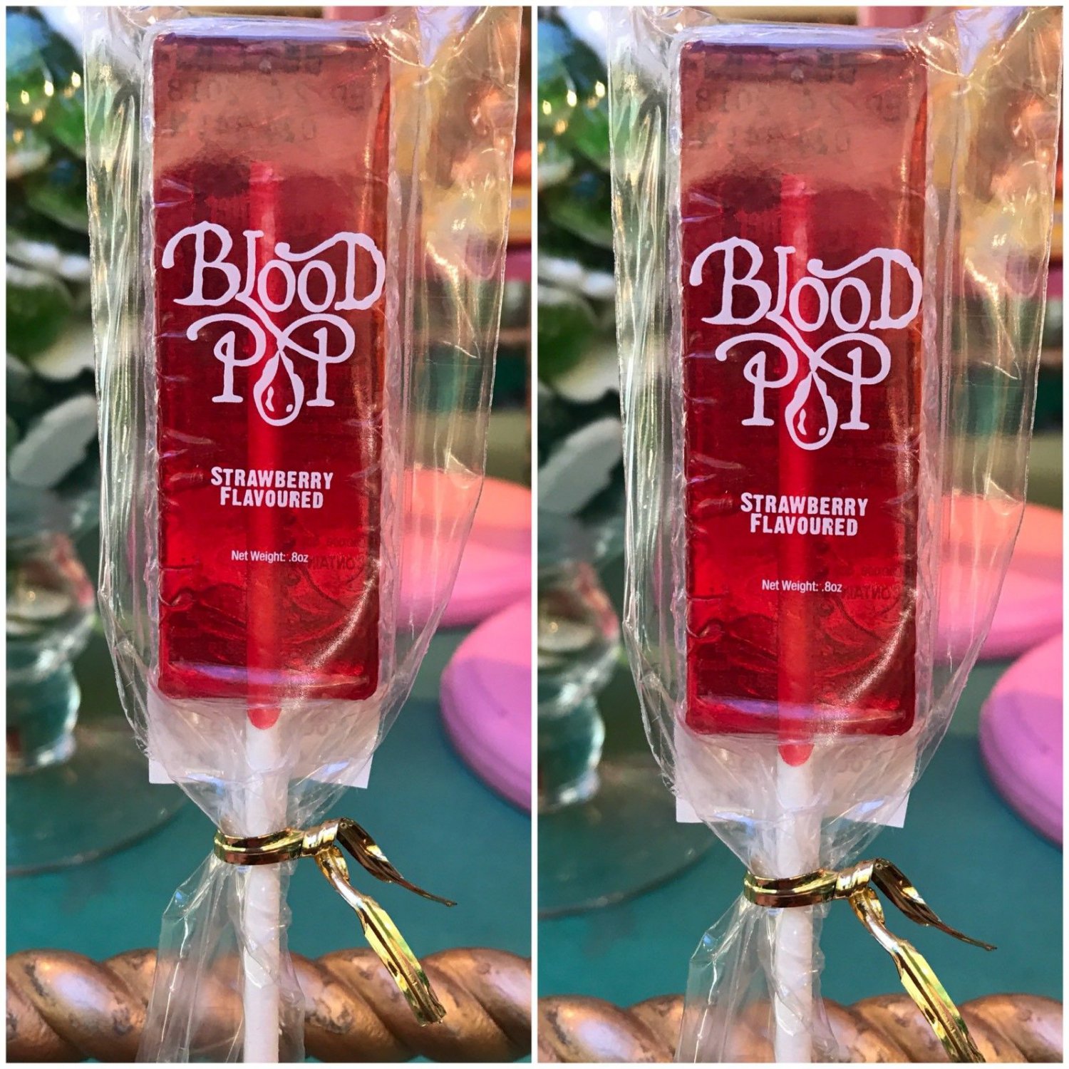 Universal Studios Wizarding World of Harry Potter Blood Lollipop Set Of 2