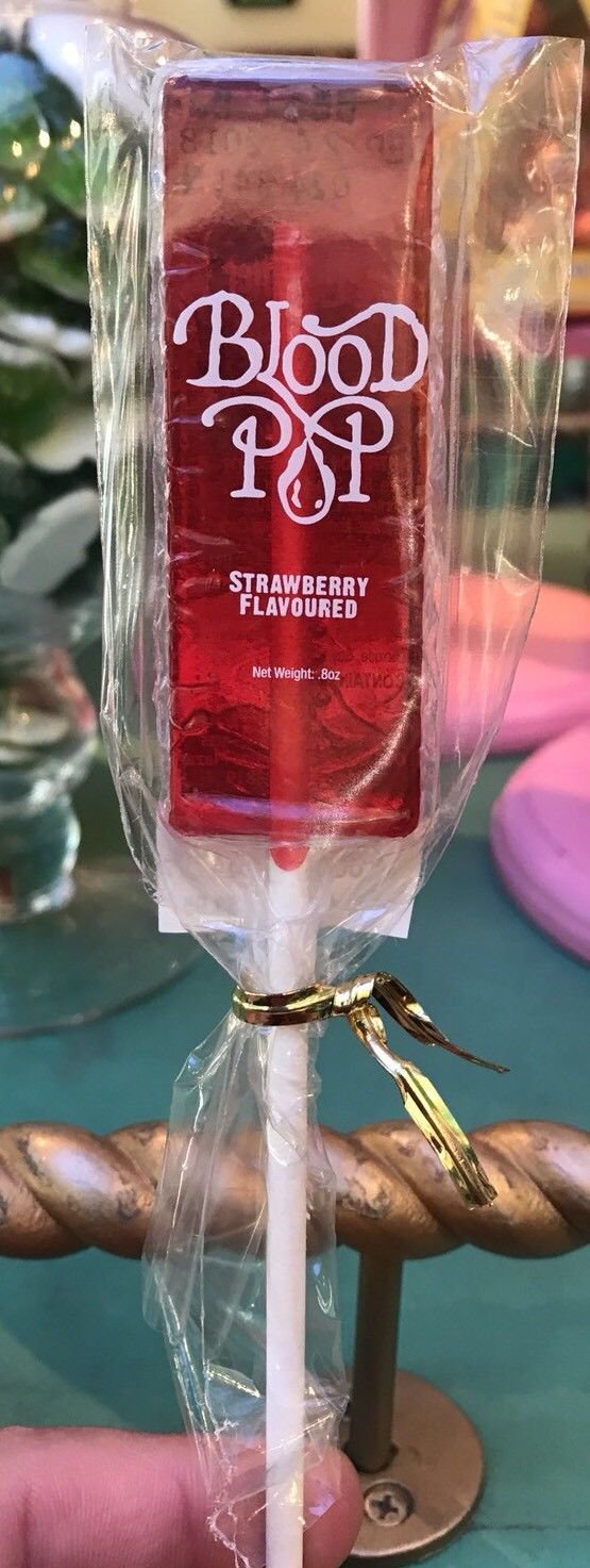 Universal Studios Wizarding World of Harry Potter Blood Lollipop Set Of 2