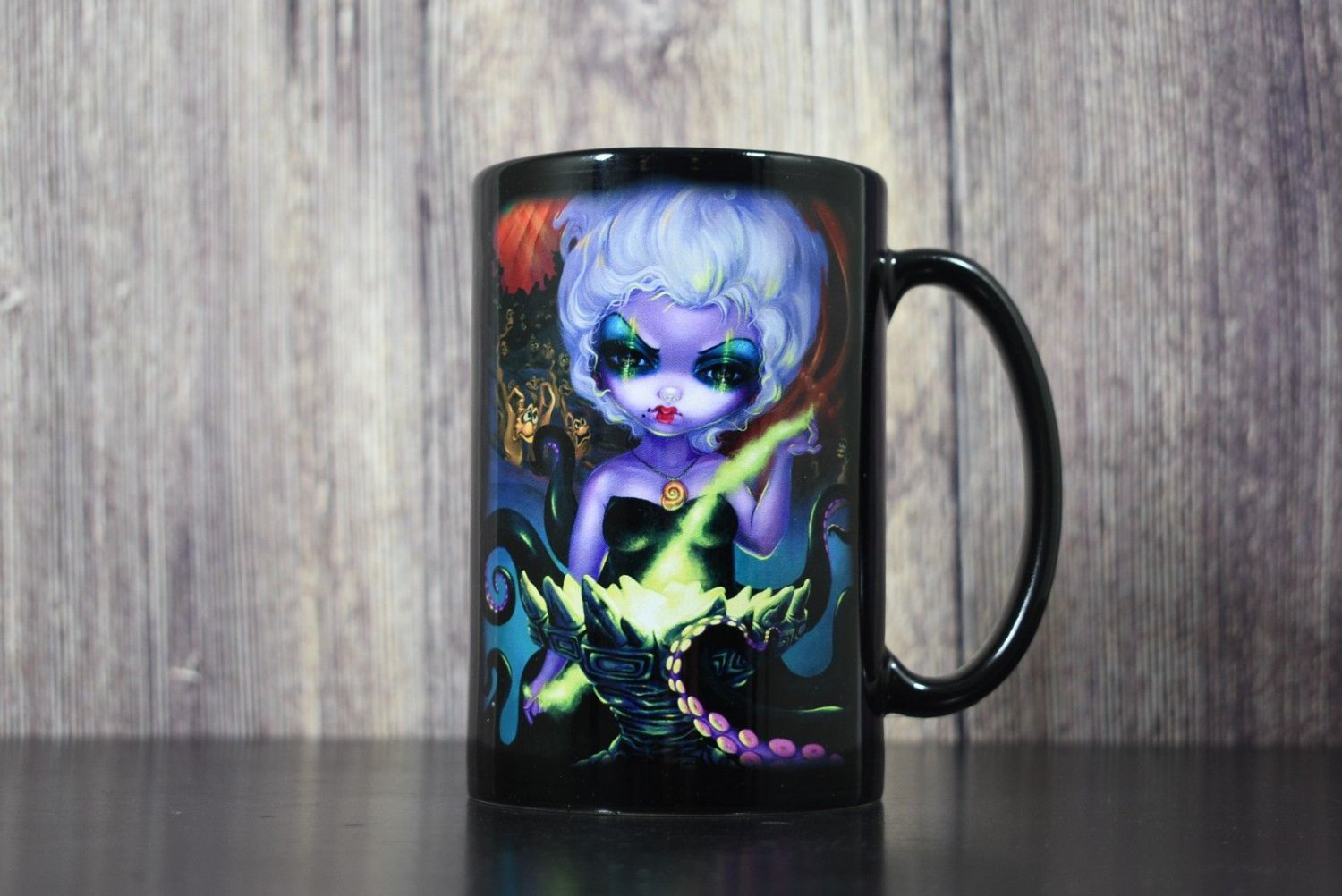 Disney Wonderground Ursula The Little Mermaid Mug Jasmine Becket-Griffith