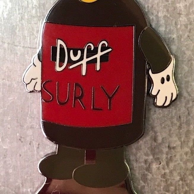Universal Studios The Simpsons Duff Beer Surly Metal Bottle Opener ...
