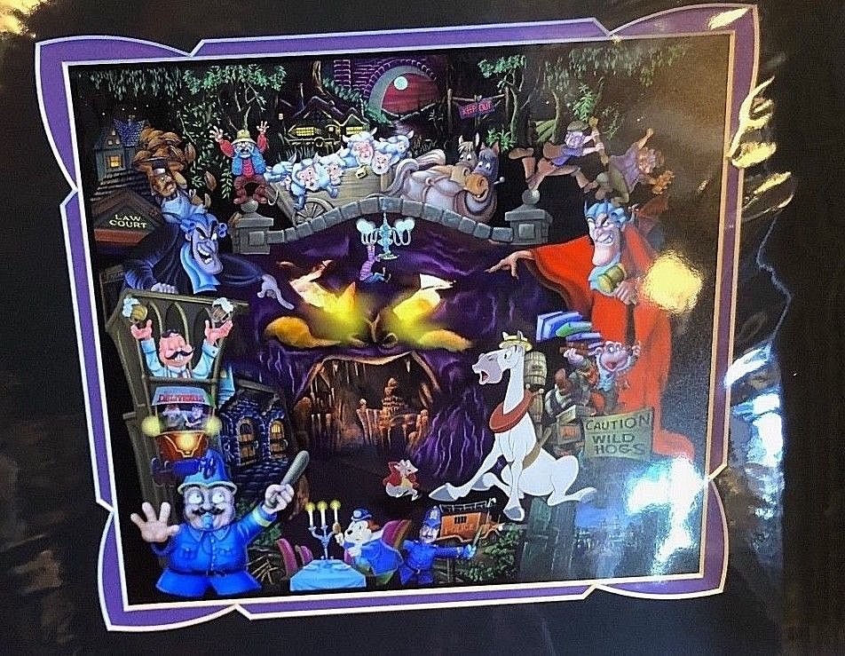 Disney Parks Mr Toad's Wild Ride A Cast Portrait Deluxe Print by Kurt ...