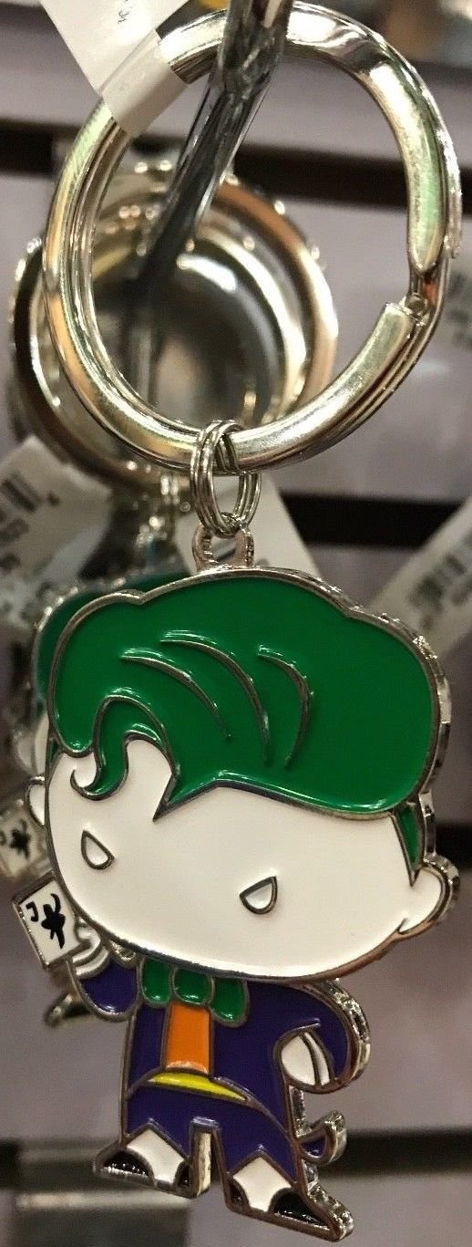 Six Flags Magic Mountain Chibi The Joker Metal Keychain New