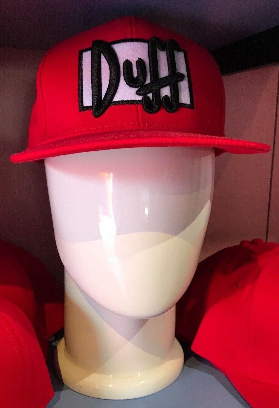 UNIVERSAL STUDIOS EXCLUSIVE THE SIMPSONS DUFF-MAN DUFF BEER BASEBALL ...