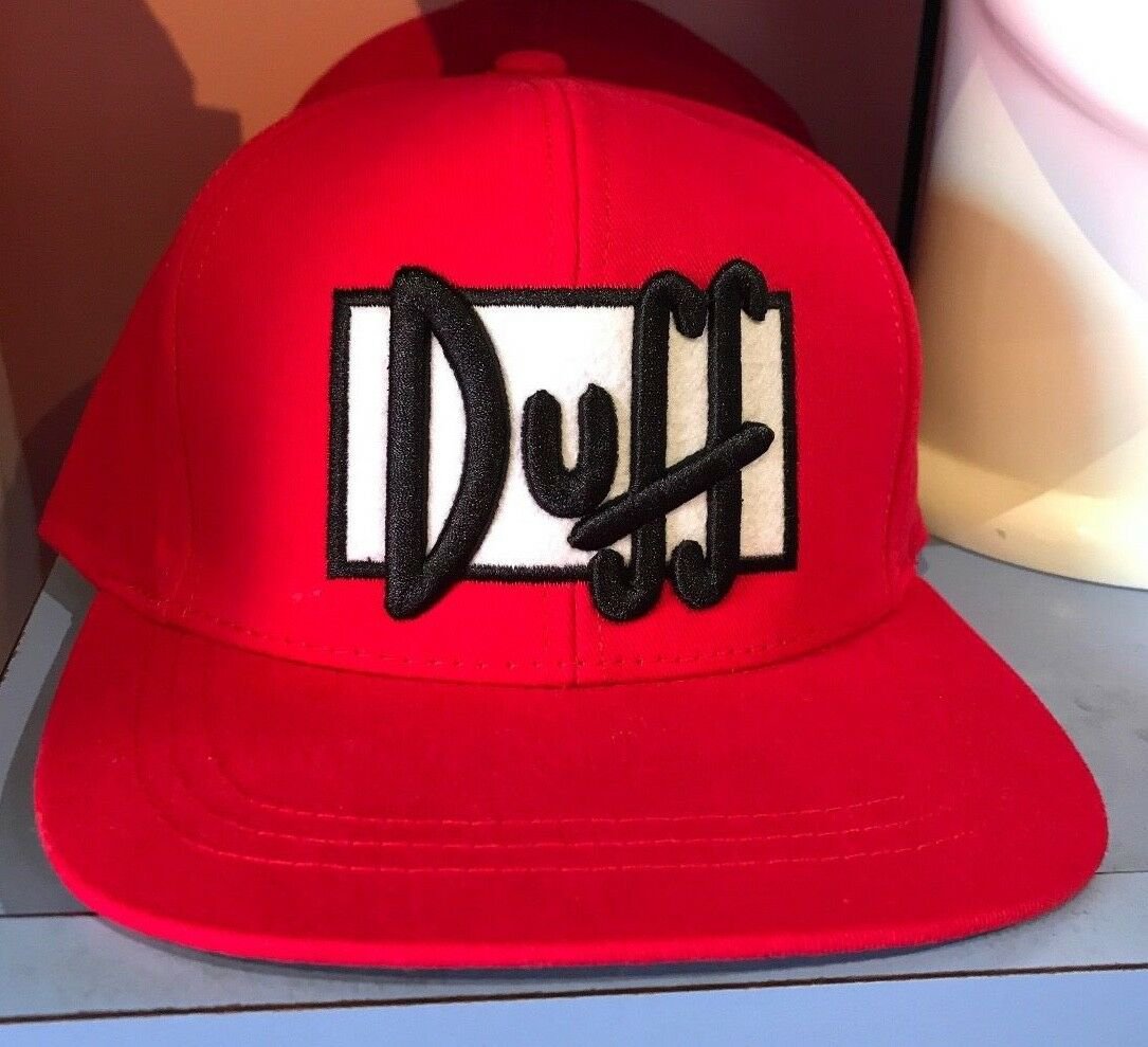 UNIVERSAL STUDIOS EXCLUSIVE THE SIMPSONS DUFF-MAN DUFF BEER BASEBALL ...