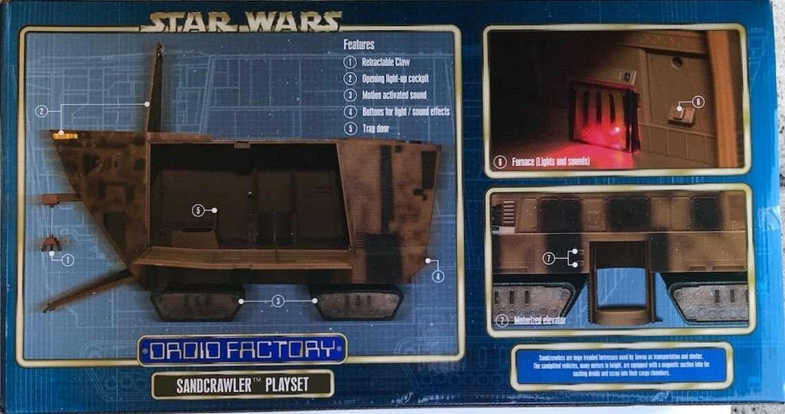 Disney Parks Exclusive Star Wars Droid Factory Sandcrawler Playset New ...