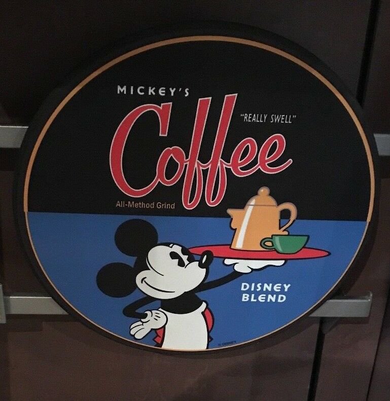 DISNEY PARKS EXCLUSIVE MICKEY'S REALLY SWELL COFFEE DISNEY BLEND WOOD ...