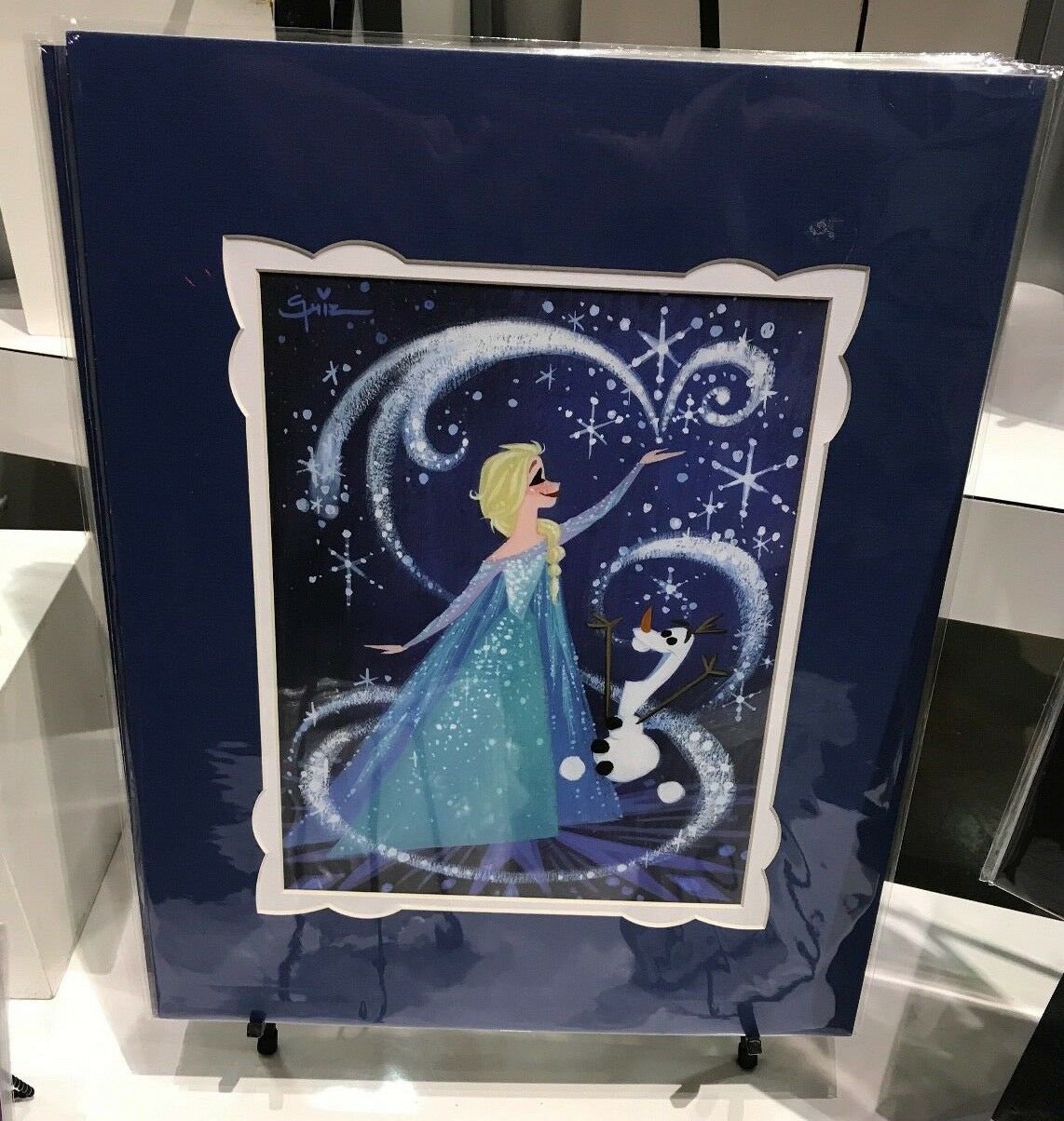 Disney WonderGround Frozen Fractals Elsa Deluxe Print Griselda Sastrawinata