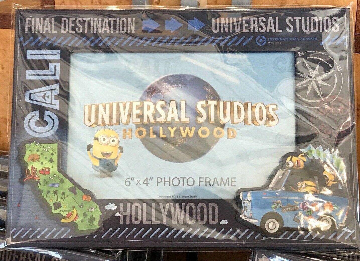 Universal Studios Hollywood Despicable Me Minions Photo Frame New