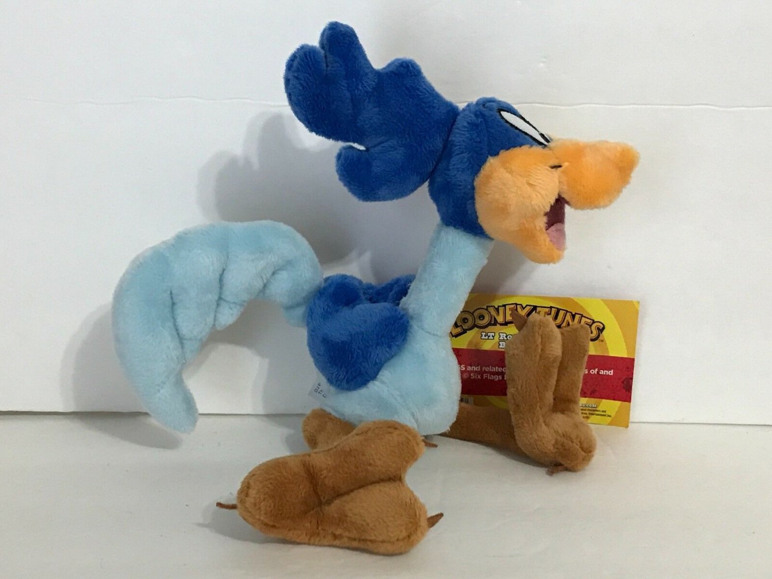 Six Flags Magic Mountain Looney Tunes Road Runner Small Plush Doll New