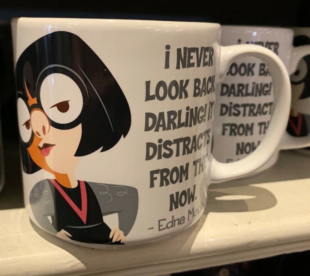 Disney Parks Pixar Fest The Incredibles 2 Edna Mode Quotes Ceramic Mug ...