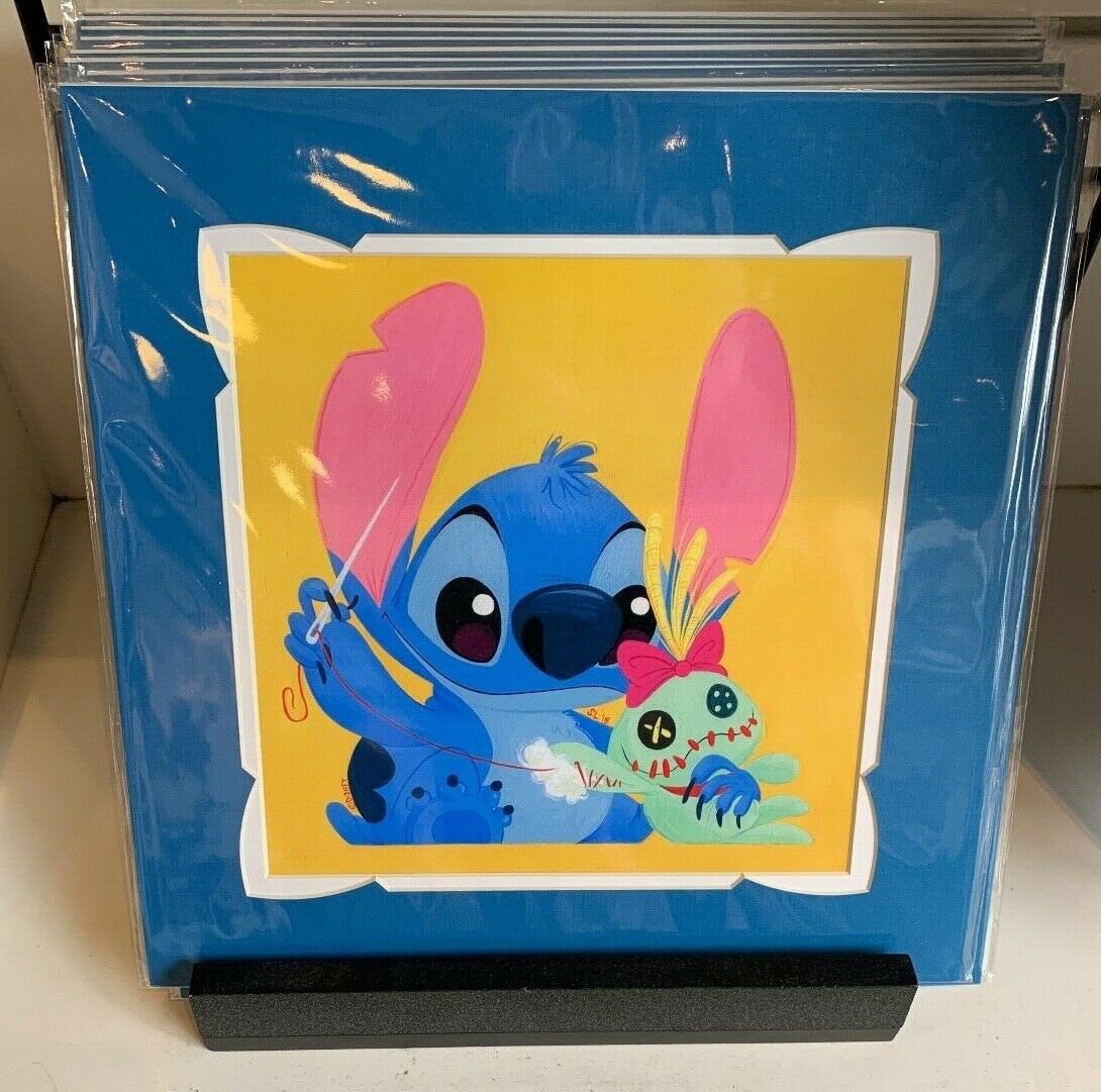 Disney WonderGround Gallery Stitch Deluxe Print by Steph Laberis New
