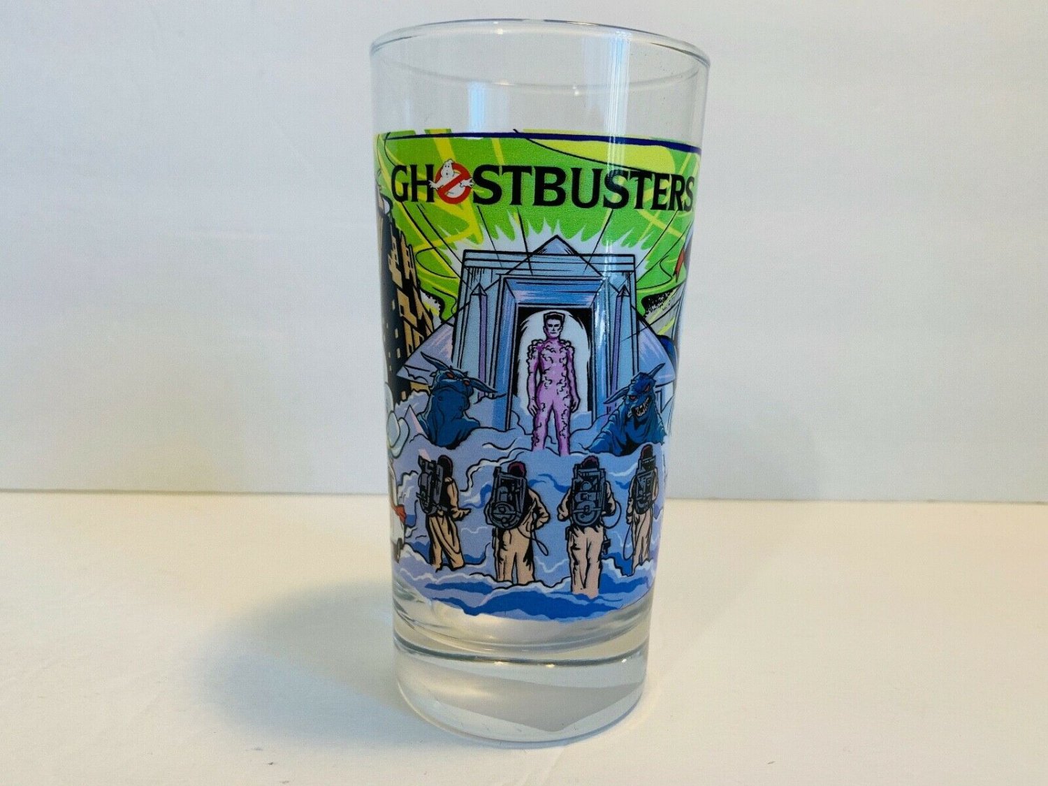 UNIVERSAL STUDIOS HALLOWEEN HORROR NIGHTS 2019 GHOSTBUSTERS GLASS CUP NEW