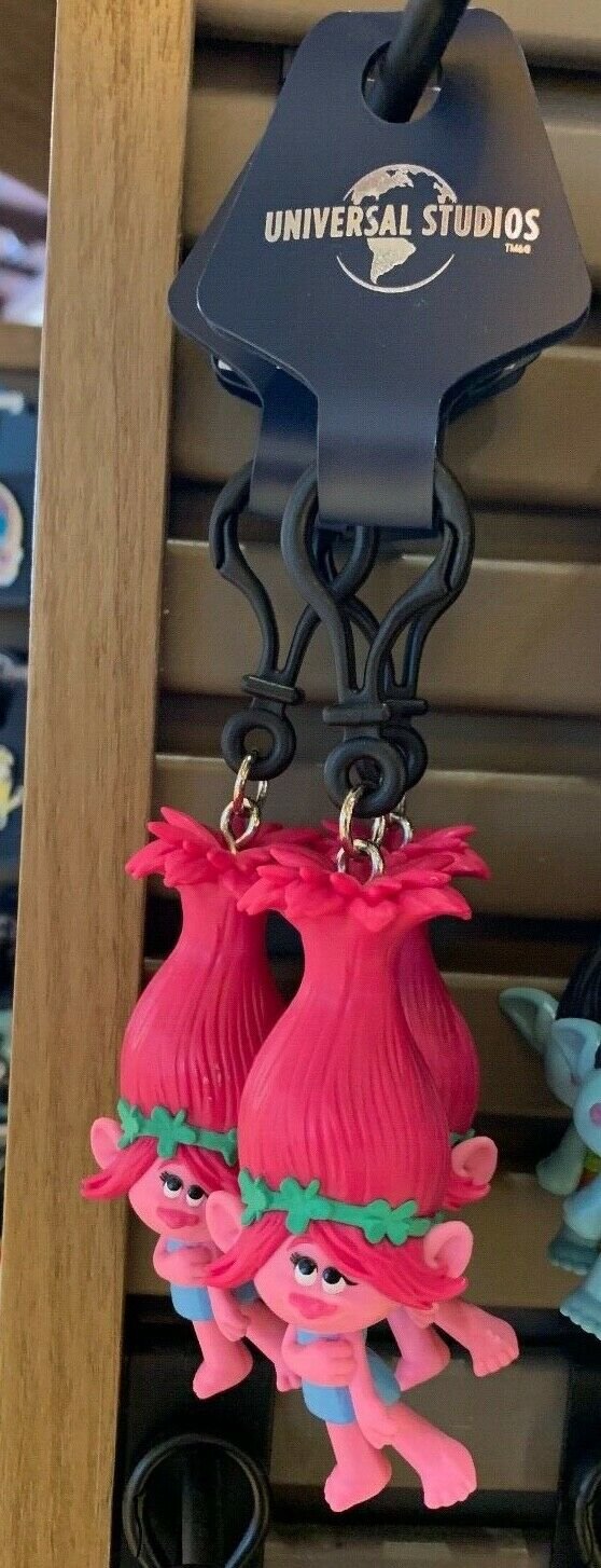 Universal Studios Exclusive TROLLS Poppy Figure Keychain New