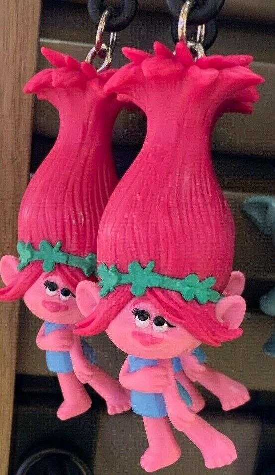 Universal Studios Exclusive TROLLS Poppy Figure Keychain New