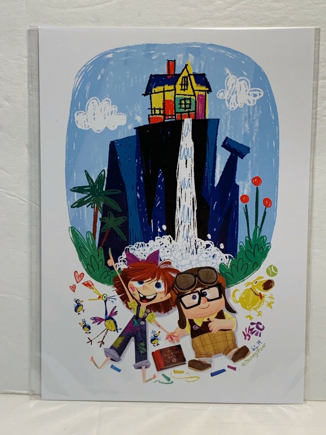 Disney WonderGround Carl & Ellie Stuff We’ll Do Postcard Steph Laberis