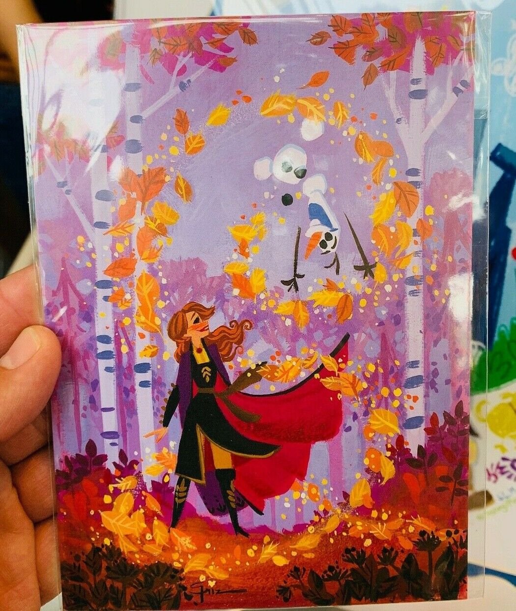 Disney WonderGround Gallery Gale "Frozen" Postcard by Griselda ...