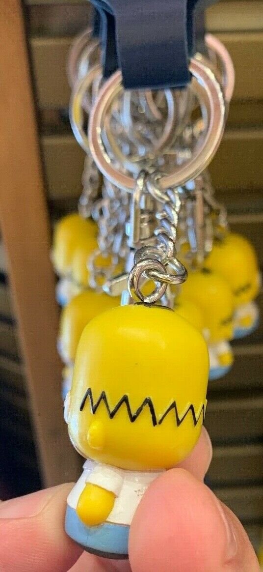 Universal Studios Exclusive The Simpsons Homer Keychain New