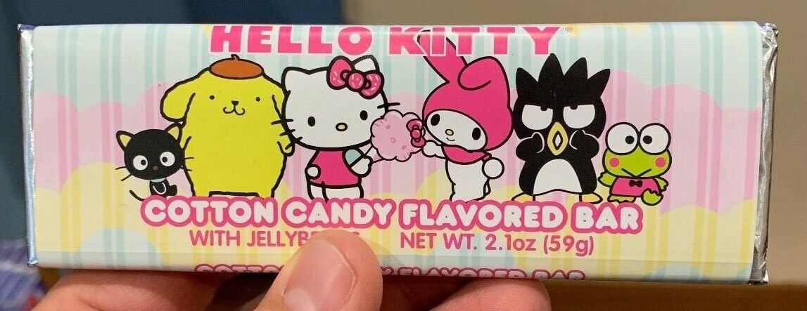 Universal Studios Hello Kitty Cotton Candy Flavored Candy Bar (New & Fresh)