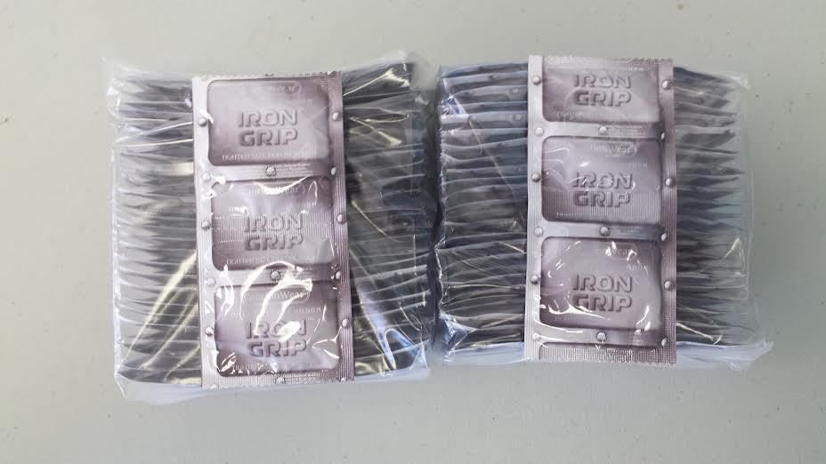 50 Caution Wear Iron Grip Lubricated Condoms - Exp: 02/2020