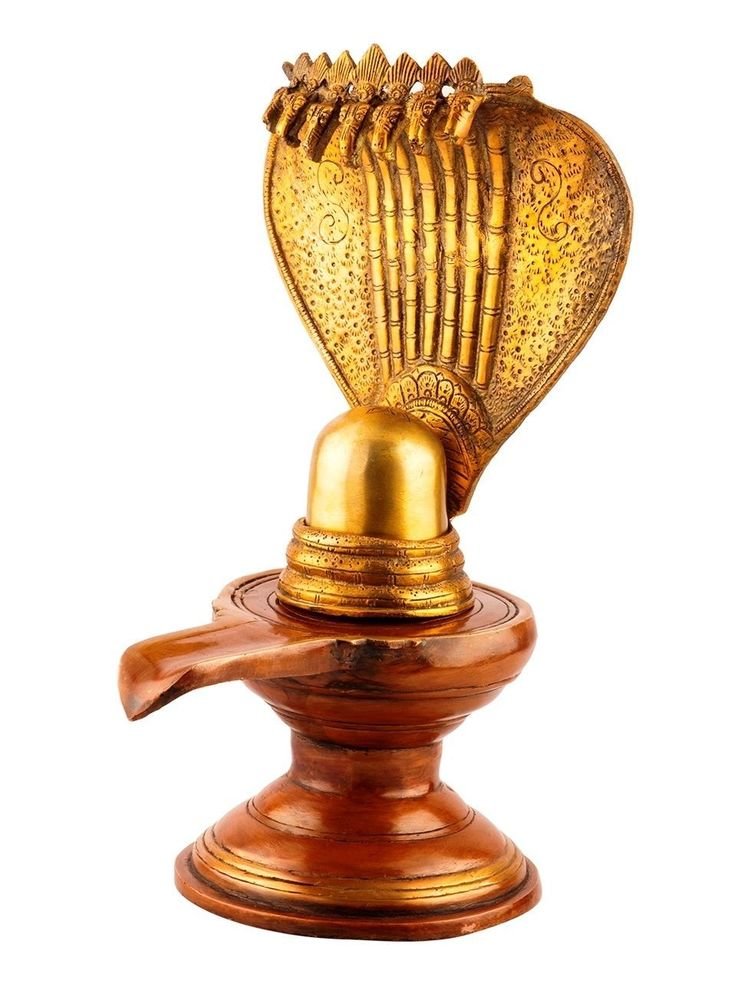 14" Shivling Shiva Shivlingam Statue Parad Lingam Shiv Religious Idol India