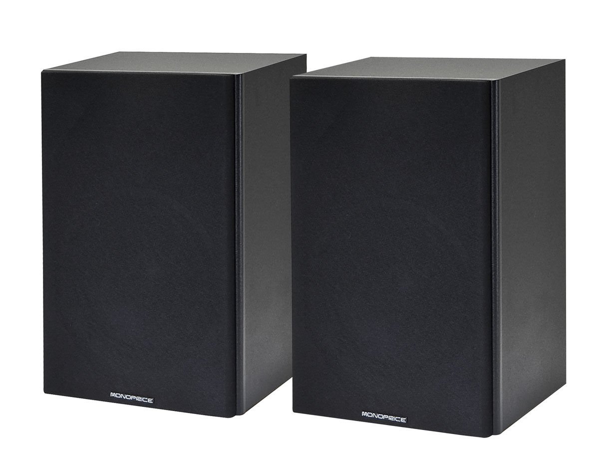 6 1/2 Inches 2-Way Bookshelf Speakers (Pair) - Black