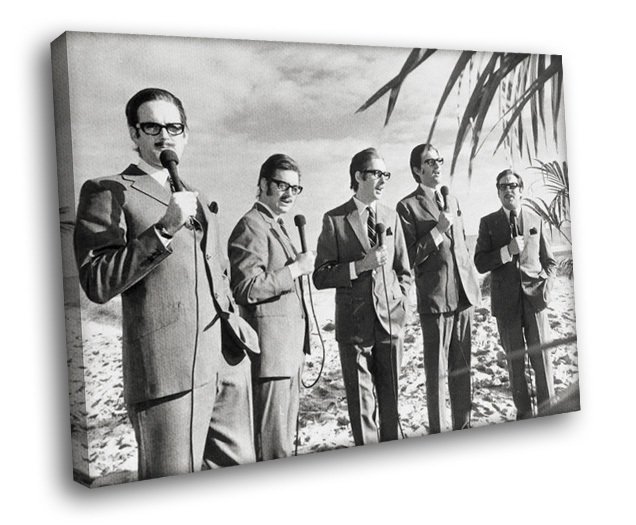 Monty Python Comedy Group TV Show 50x40 Framed Canvas Art Print