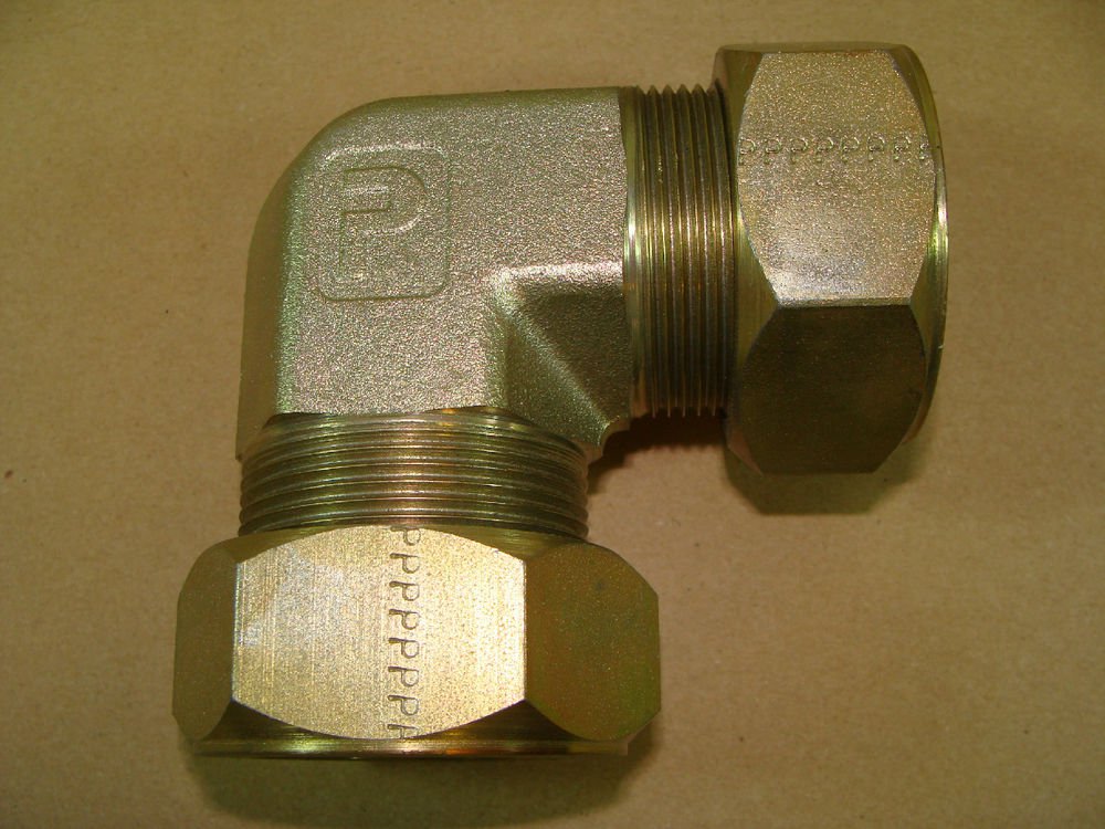 NEW PARKER 24-EBU-S 1-1/2" UNION ELBOW FERULOK COMPRESSION TUBE FITTING 24EBUS
