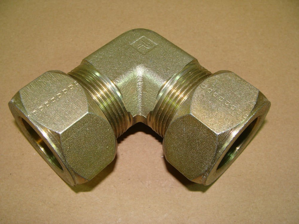 PARKER 20 EBU-S 1-1/4" OD TUBE UNION ELBOW FERULOK COMPRESSION FITTING SWAGELOK