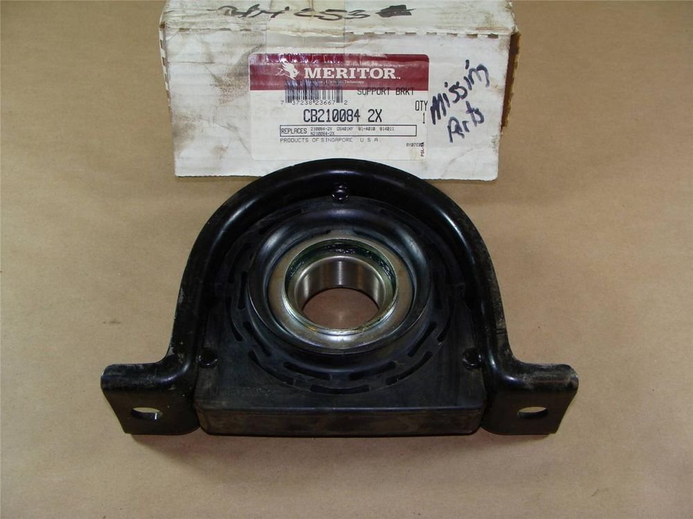 NEW MERITOR CB210084 2X DRIVE SHAFT SUPPORT BRACKET BEARING MISSING ...