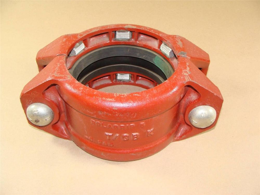TYLER GUSTIN BACON ROLAGRIP 5" PLAIN END NO GROOVE PIPE COUPLING ...