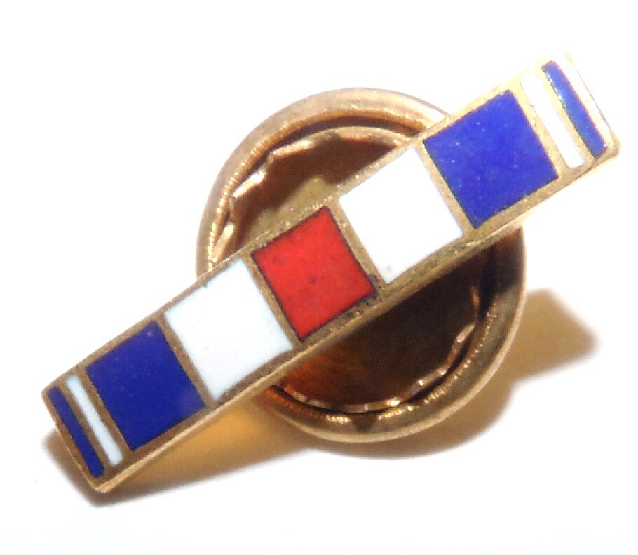 Silver Star Lapel Pin screw-post attachment U.S. Army U.S. Air Force