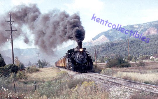 Denver & Rio Grande Postcard K28 2-8-2 Narrow gauge Mikado steam ...