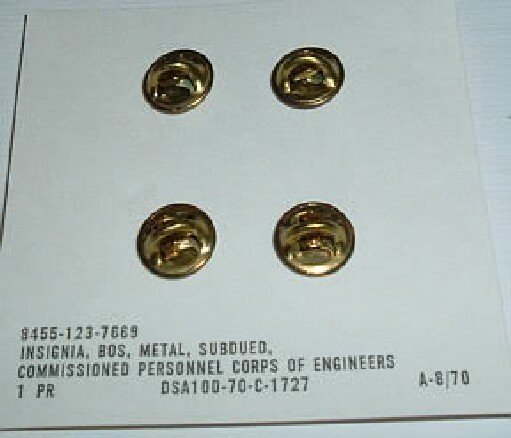 US Army Corps of Engineers Insignia, subdued