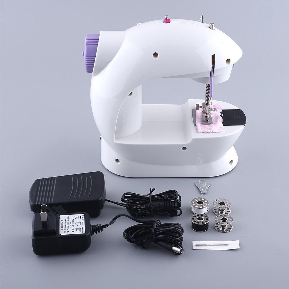 Portable Mini Electric Home Travel Sewing Machine Handheld Tool 2 Speed