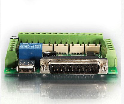 1pc 5 Axis CNC Breakout Board For Stepper Driver Controller Mach3 Mach 3 Arduino