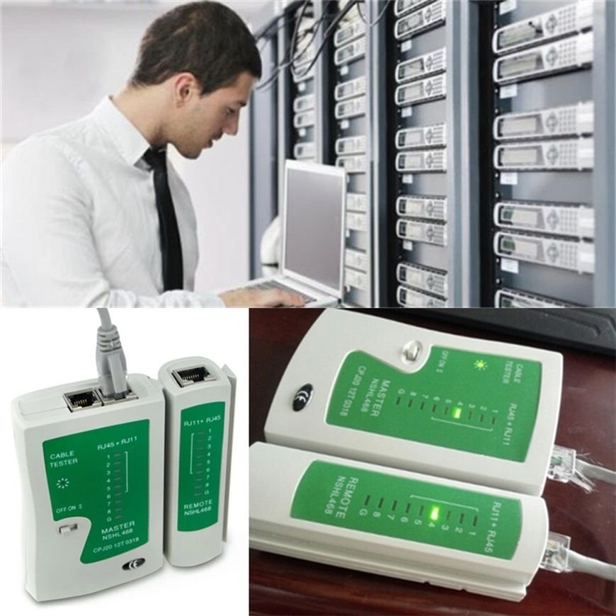 RJ45 RJ11 RJ12 CAT5 UTP Network LAN USB Check Cable Tester Remote Test ...