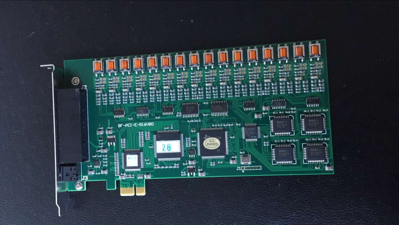 PCIE PCI Express 16 channel Line Phone Telephone lines Conversation ...