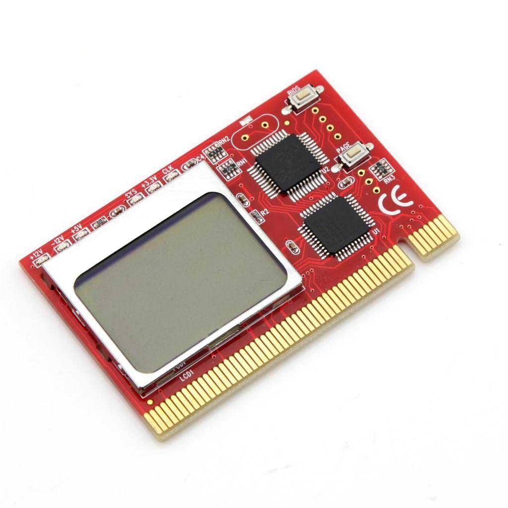 LCD Desktop Display PC Mainboard POST PCI Slot Diagnostic Analyzer Test ...