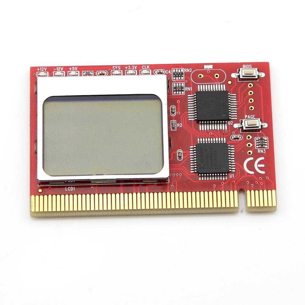 LCD Desktop Display PC Mainboard POST PCI Slot Diagnostic Analyzer Test ...