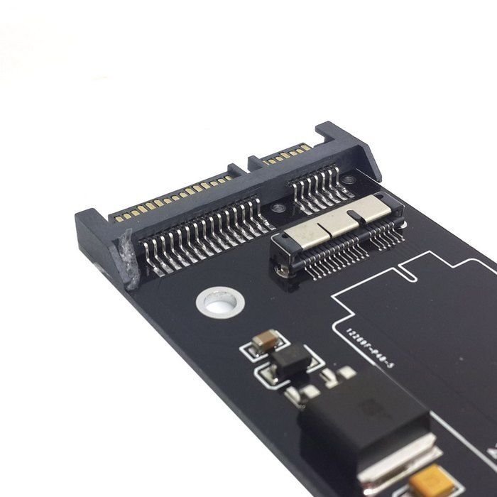 12 + 6 pin SSD HDD to SATA 22 Pin Hard Disk Drive Cartridge Drive PCBA ...