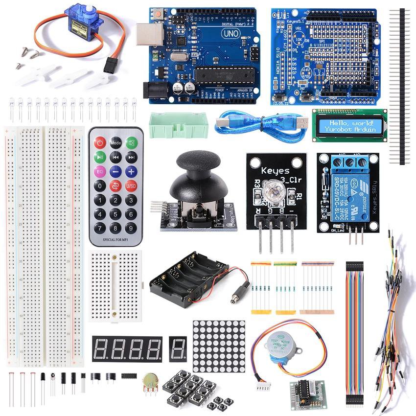 Starter basic 24 Kit with Tutorials For Arduino Beginner Uno R3 Mega ...