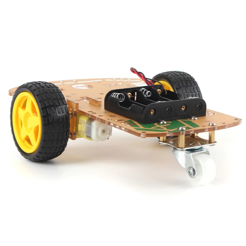 2WD Smart Motor Robot Car Battery Box Chassis Kit Speed Encoder For Arduino Toy Gift