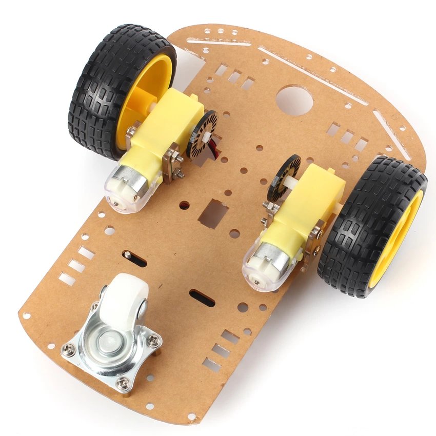 2WD Smart Motor Robot Car Battery Box Chassis Kit Speed Encoder For Arduino Toy Gift