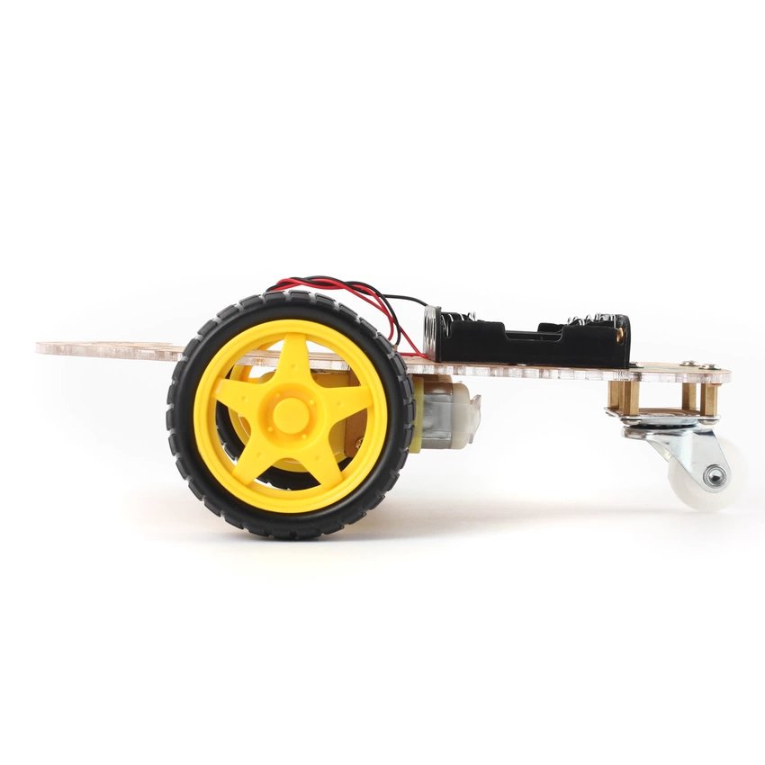 2WD Smart Motor Robot Car Battery Box Chassis Kit Speed Encoder For ...