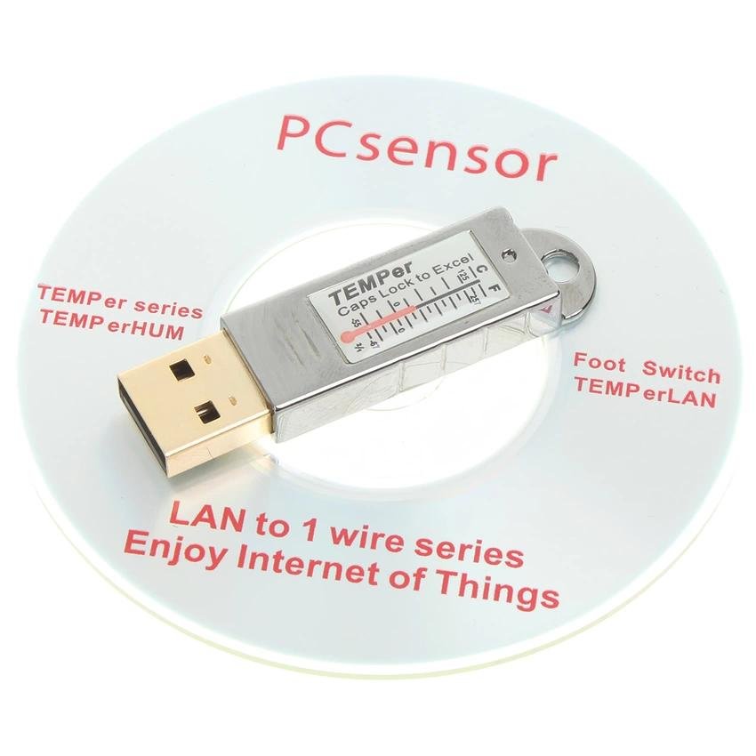 USB Temperature Temp Sensor Record Software Thermometer Data PC Recorder