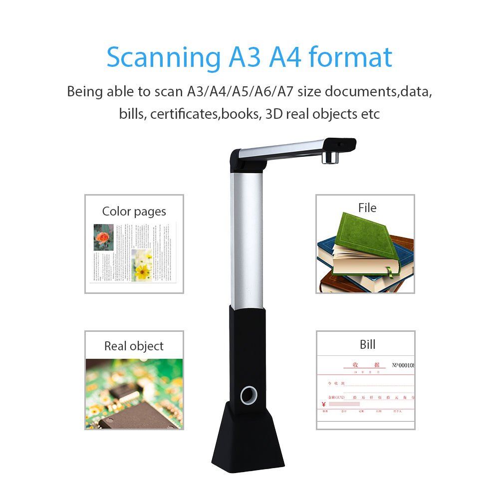 A3 A4 A5 10 M Scan Scanning Document Book Photo ID Video Project ...