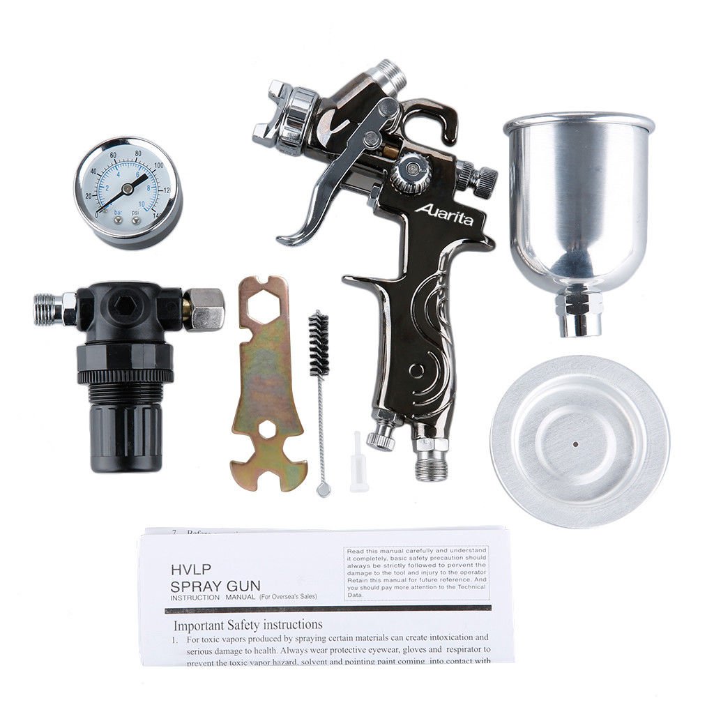 Spray Model Models Paint Gun Kit HVLP Painting Air Sprayer Gravity Feed ...