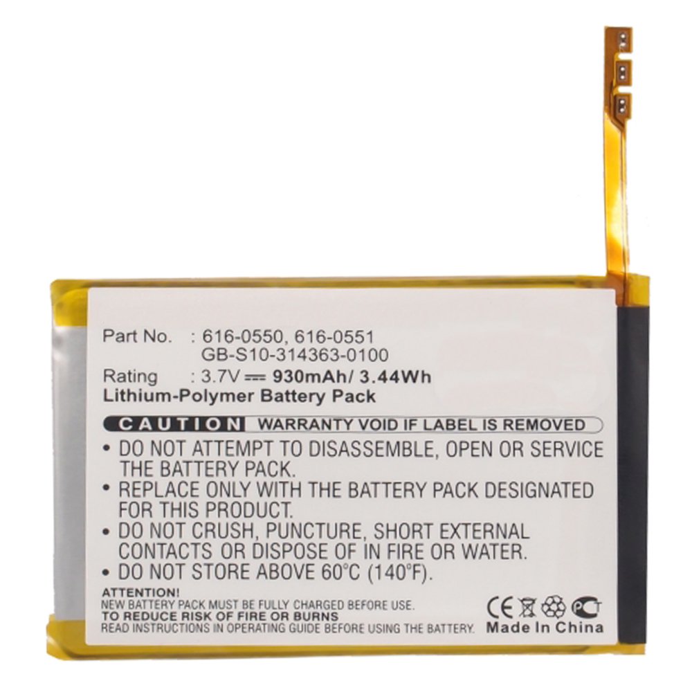 616-0550, 616-0551 Battery Apple iPod Touch 4 4th Gen A1367 8GB 16GB ...